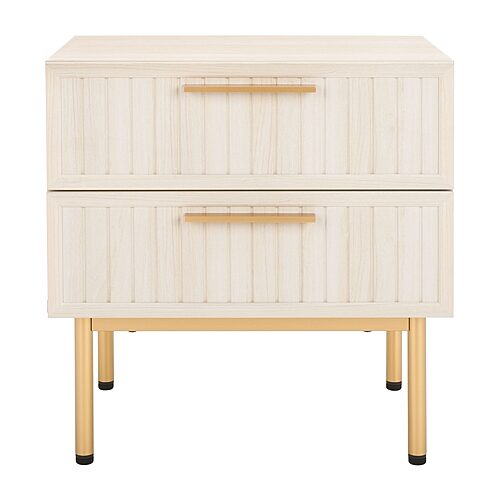 Click here for Safavieh Axelle 2-Drawer Nightstand  One Size  Whi... prices