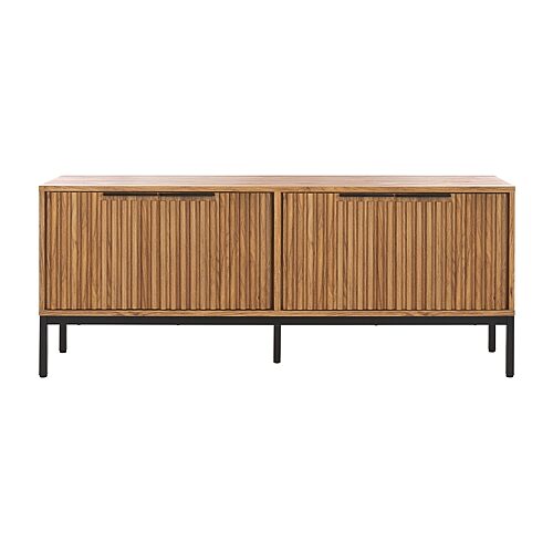 Click here for Lylia 4 Door Media Stand - Oak/black prices