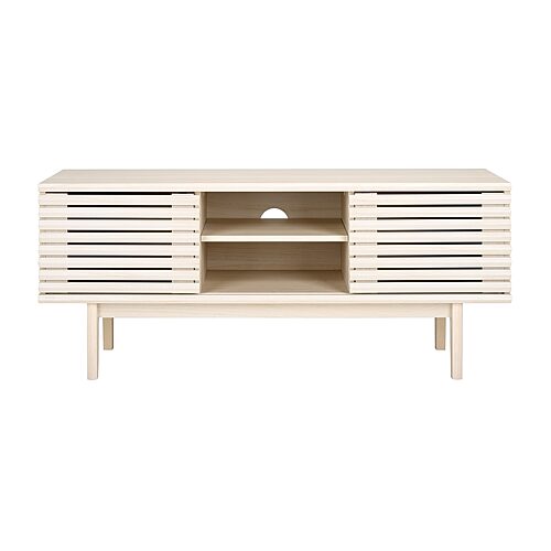 Click here for Aricia Small 2 Door Media Stand - Bleached white prices