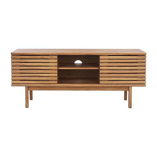 Click here for Aricia Small 2 Door Media Stand - Oak prices