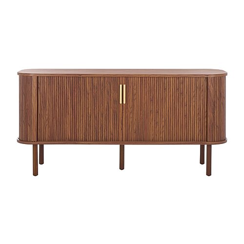 Click here for Tealla 2 Tambour Door Media Stand - Walnut/gold prices