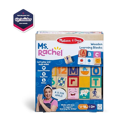 Click here for Melissa & Doug Ms. Rachel Blocks + Activity Cards... prices