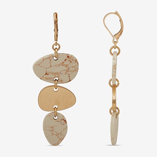 Click here for A.N.A Womens Drop Earrings  One Size  White prices