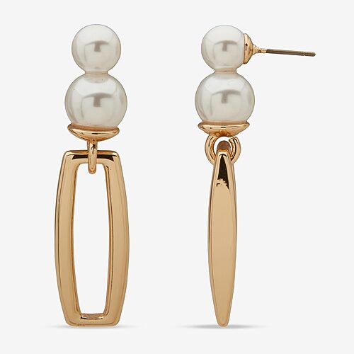 Click here for Worthington Womens Drop Earrings  One Size  Yellow prices