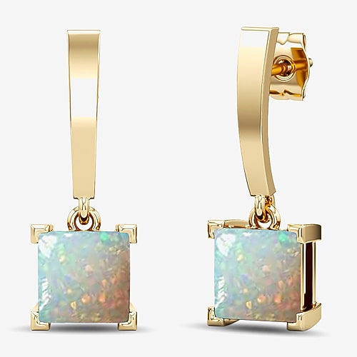 Click here for Womens Lab Created Gemstone 14K Gold Over Silver S... prices