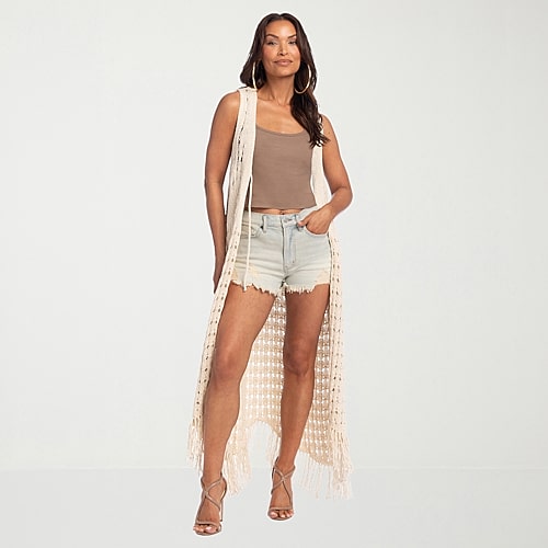 Click here for JS Jessica Simpson Womens 2 3/4 High Rise Denim Sh... prices