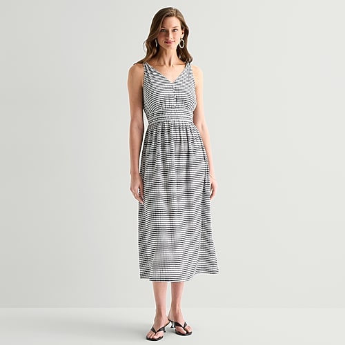 Click here for 52seven Womens V Neck Sleeveless Maxi Dress  X-lar... prices