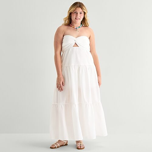 Click here for Forever 21 Womens Juniors Plus Sweetheart Neck Sle... prices