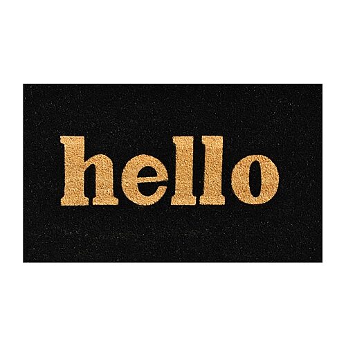 Click here for Calloway Mills Block Hello Outdoor Rectangular Doo... prices