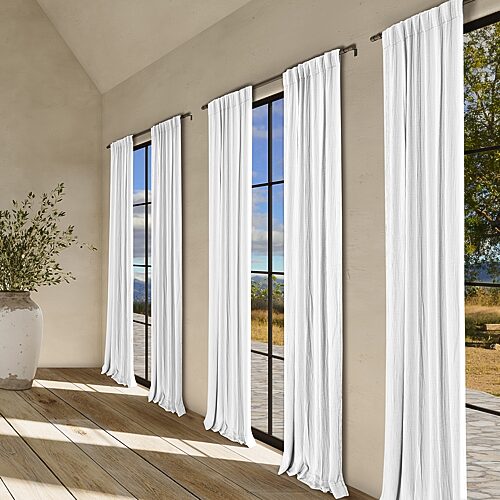 Click here for Queen Street Seacove Rod Pocket Light-Filtering Si... prices
