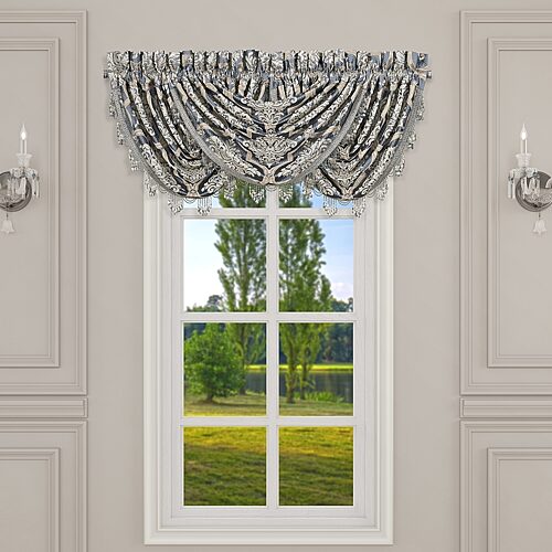 Click here for Queen Street Sondra Rod Pocket Waterfall Valance... prices