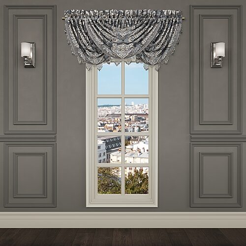 Click here for Queen Street Ashley Rod Pocket Waterfall Valance... prices