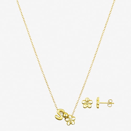 Click here for Bijoux Bar Delicates Womens Flower 2-pc. Jewelry S... prices