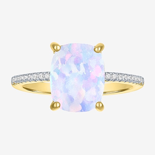 Click here for Womens Gemstone & 1/5 CT. T.W. Lab-Grown Diamonds... prices