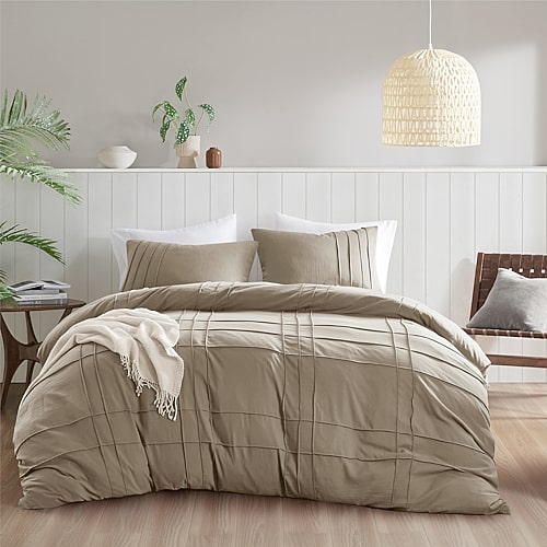 Click here for 510 Design Porter Soft Wash Pleated Duvet Cover Se... prices