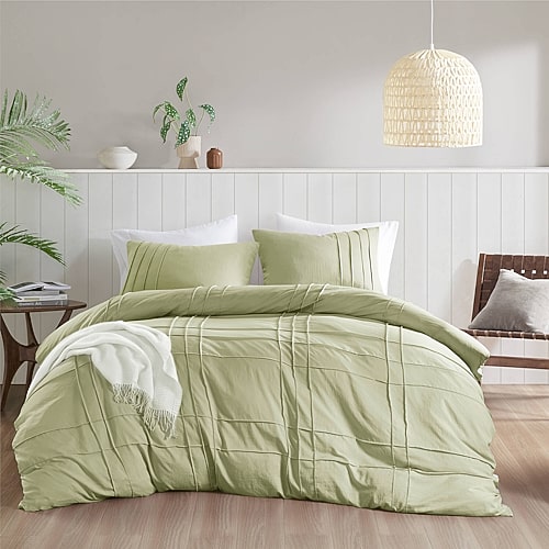 Click here for 510 Design Porter Soft Wash Pleated Duvet Cover Se... prices
