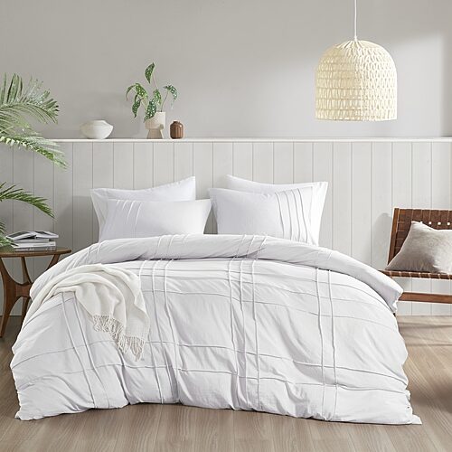 Click here for 510 Design Porter Soft Wash Pleated Duvet Cover Se... prices