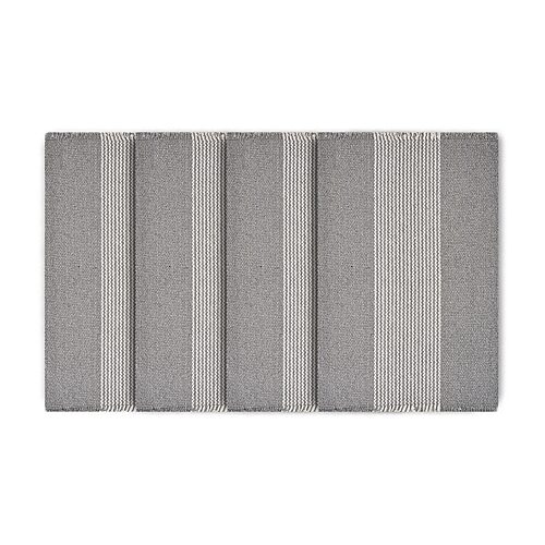Click here for LR Home Maria Striped 4 Pack Placemat  One Size  G... prices