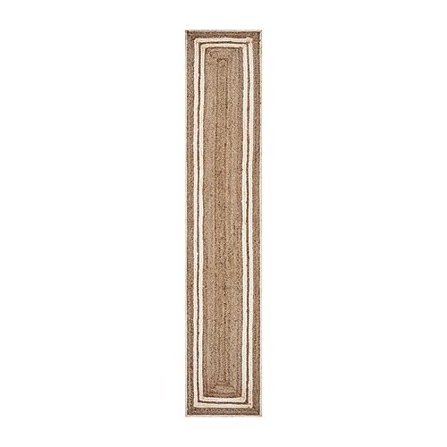 Click here for LR Home Nora Bordered Table Runner  One Size  Whit... prices