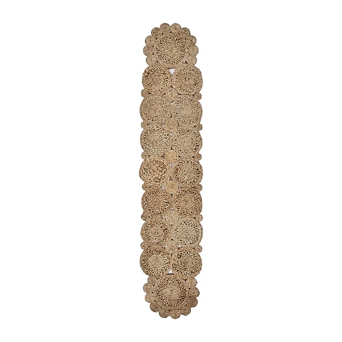 Click here for LR Home Ivy Circle Table Runner  One Size  White prices