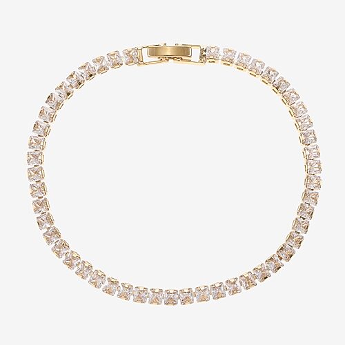Click here for Sparkle Allure Womens Cubic Zirconia 14K Gold Over... prices