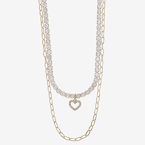 Click here for Sparkle Allure Womens Cubic Zirconia 14K Gold Over... prices