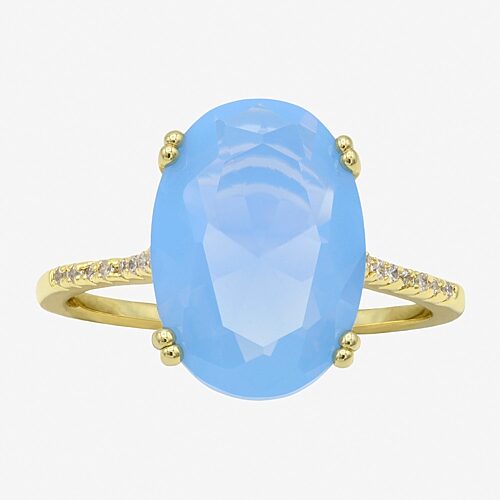 Click here for Sparkle Allure Womens Blue Cubic Zirconia 14K Gold... prices