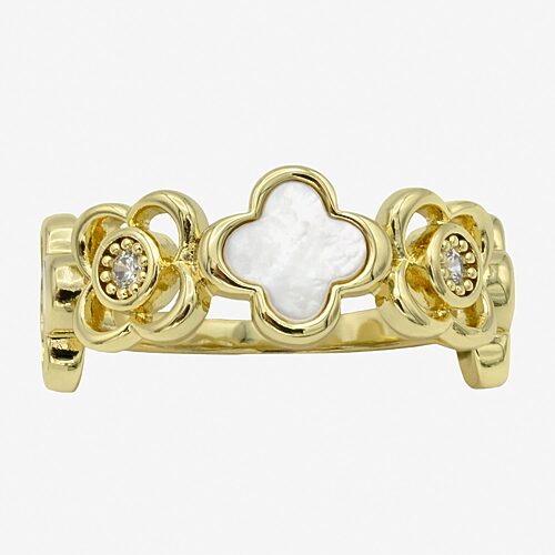 Click here for Sparkle Allure Womens 2.5MM Mother Of Pearl 14K Go... prices