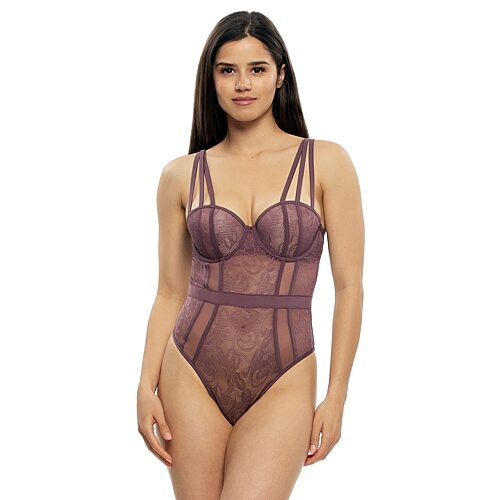 Click here for Jezebel Anika Lace Bodysuit - 999747  Medium  Purp... prices
