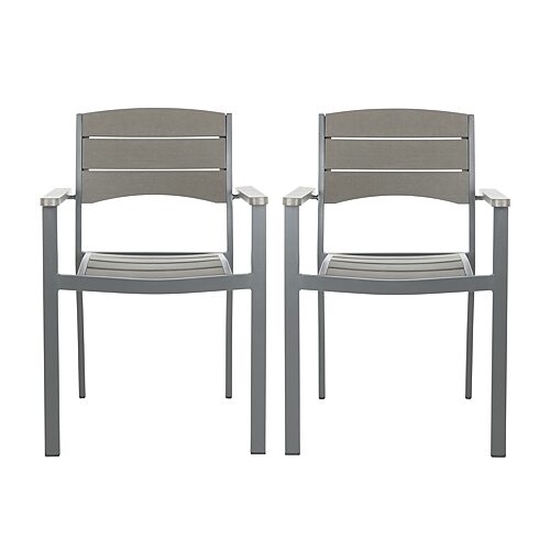 Click here for Gerhardt Stackable Chair - Grey prices