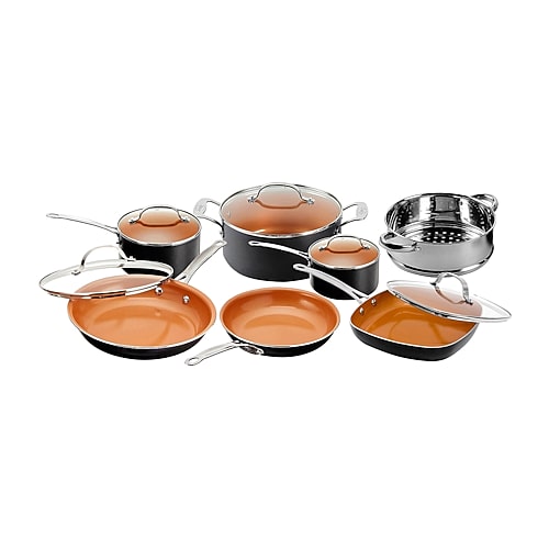 Click here for Gotham Steel 12-pc. Non-Stick Cookware Set  One Si... prices