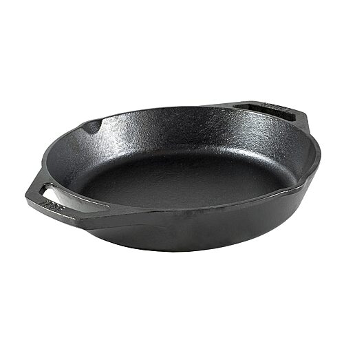 Lodge Cookware Cast Iron 10.25 Grill Pan  One Size  Black