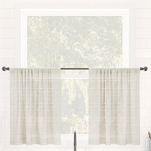 Click here for Clean Window Aya 2-pc. Rod Pocket Window Tier  One... prices
