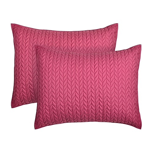 Click here for Queen Street Cabo Pillow Sham  One Size  Pink prices
