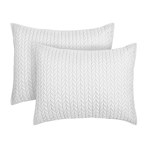 Click here for Queen Street Cabo Pillow Sham  One Size  White prices