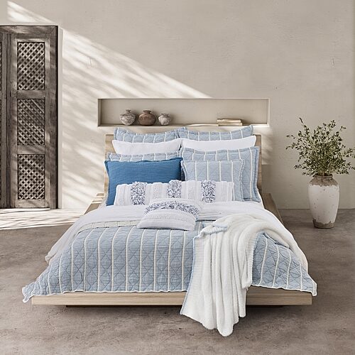 Click here for White Sand Playa Cotton Coverlet  King/California... prices