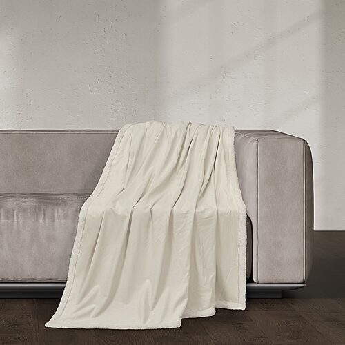 Click here for J Queen New York Townsend Throw  50 x 60 - Ivory prices