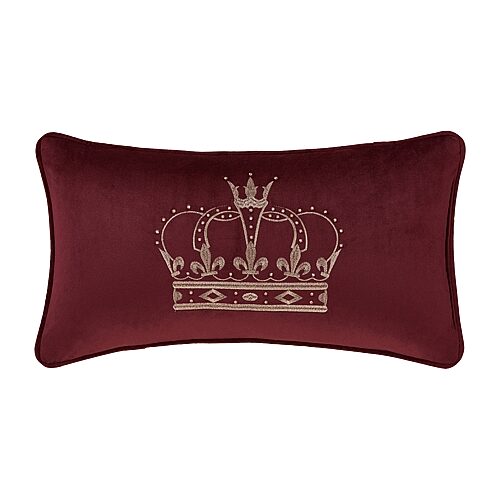 Click here for Queen Street Toulhouse Crown Rectangular Throw Pil... prices