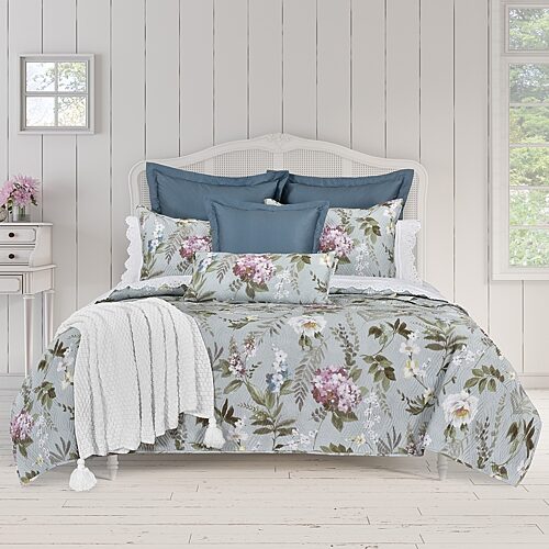 Click here for Queen Street Sakura 3-pc. Floral Hypoallergenic Qu... prices