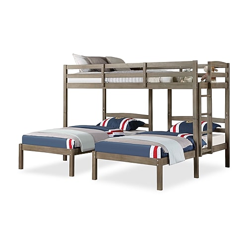 Isla Kids Bunk Bed  One Size  Gray