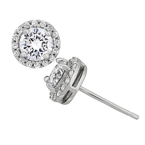 Click here for DiamonArt White Cubic Zirconia Sterling Silver 7.2... prices