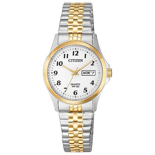 Click here for Citizen Womens Quartz Two-Tone Stainless Steel Bra... prices