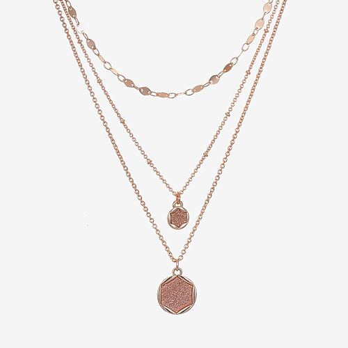 Click here for Bijoux Bar Delicates Rose Tone Womens 16 Inch Stra... prices