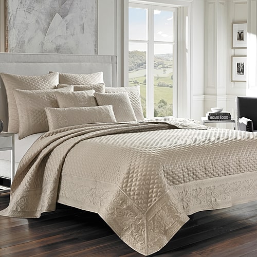 Click here for J Queen New York Lyndon Coverlet  King/California... prices
