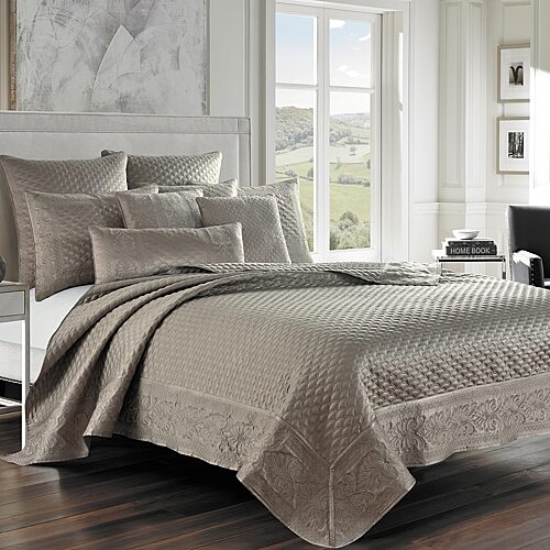 Click here for J Queen New York Lyndon Coverlet  King/California... prices