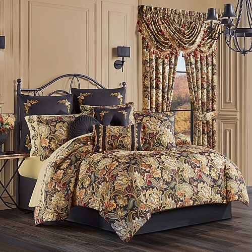 Click here for Five Queens Court Stefania 4 Piece Comforter Set... prices
