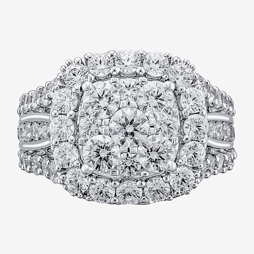 Click here for (H-I / I1) Womens 4 CT. T.W. Lab Grown White Diamo... prices