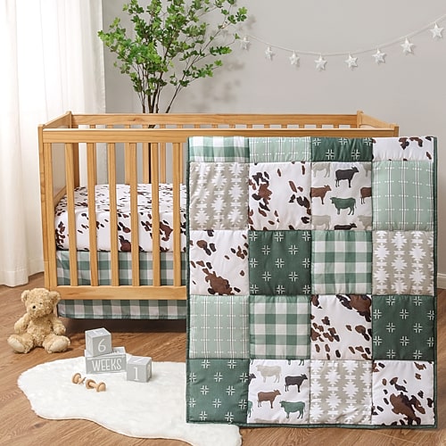 Click here for The Peanutshell Boho Farm 3-pc. Crib Bedding Set... prices