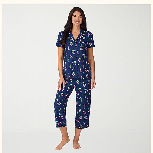 Click here for Cuddl Duds Womens V-Neck Short Sleeve 2-pc. Pajama... prices