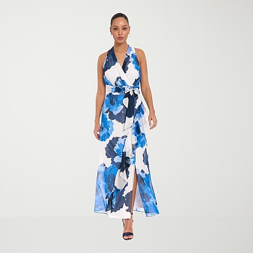 Click here for London Style Womens V Neck Sleeveless Maxi Dress... prices